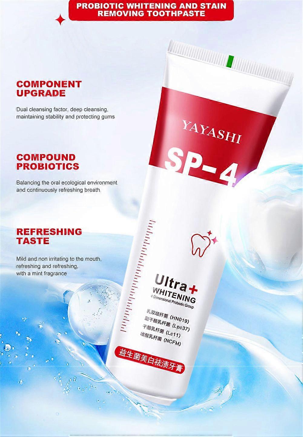 Probiotic Toothpaste Repair Of Cavities Caries Removal Of Plaque Stains ...