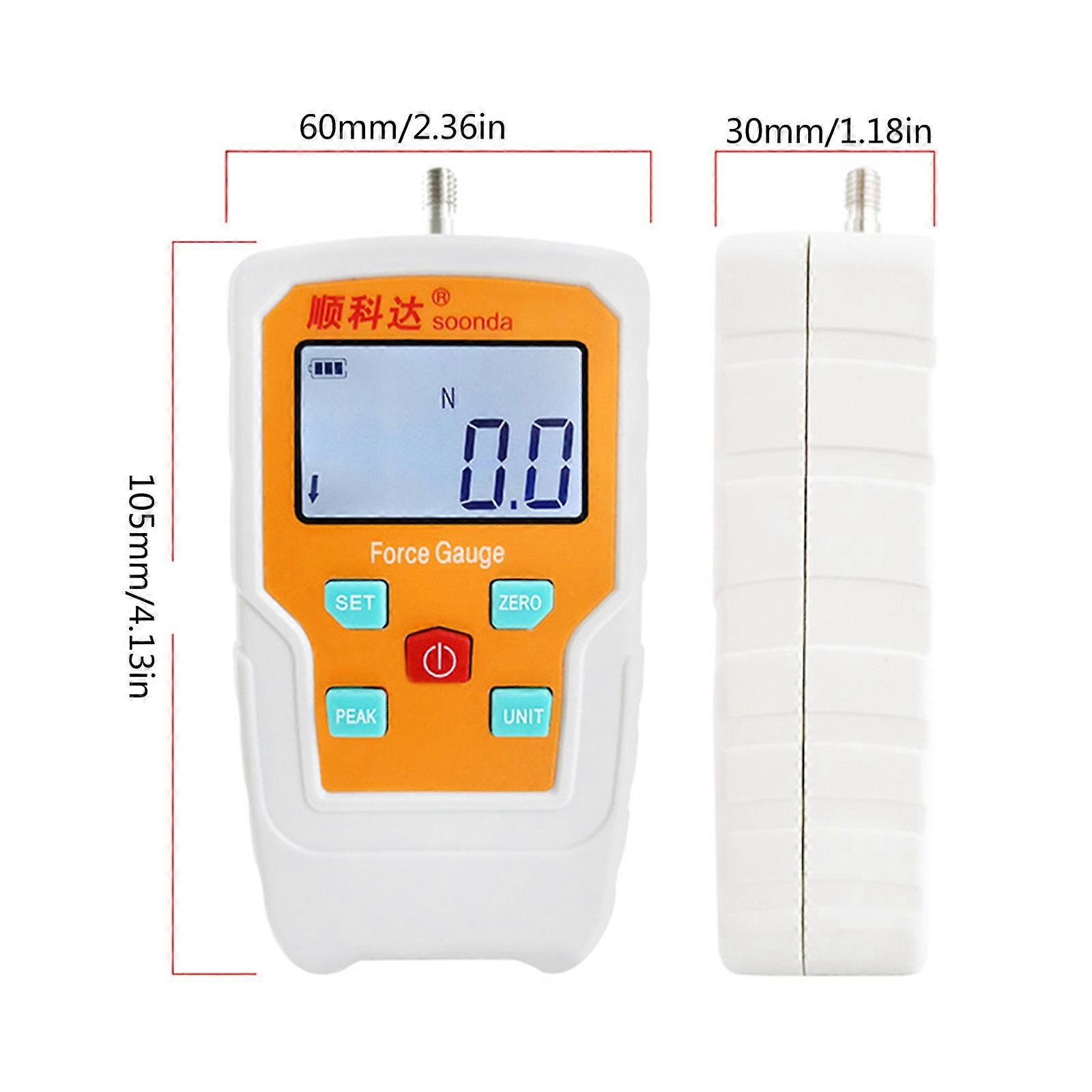 Upgraded Force Gauge Digital Push Pull Gauge Dynamometer Tension Gauge ...