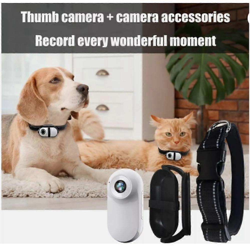 Cat Camera Collar 1080P Pet Cameras Life Waterproof Mini Actions Camera ...