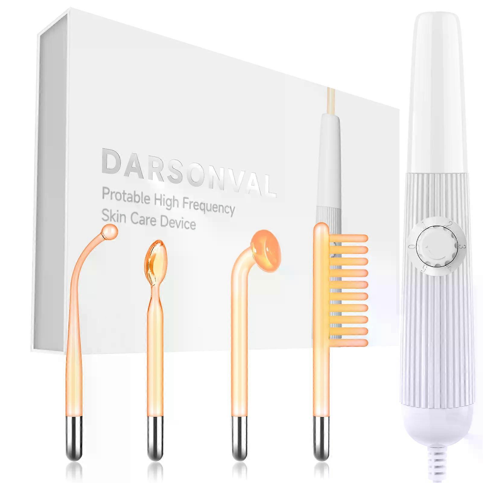 DARSONVAL High Frequency Electrode Wand Machine Neon Electrotherapy ...