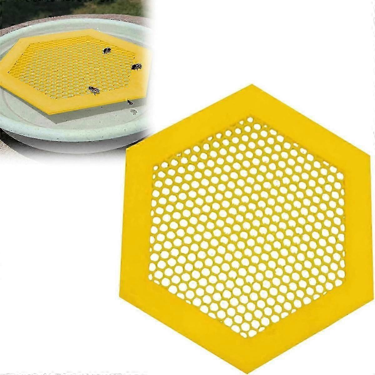 Bee Drinking Station, Printed Floating Bee Island, Outdoor Bee Waterer ...