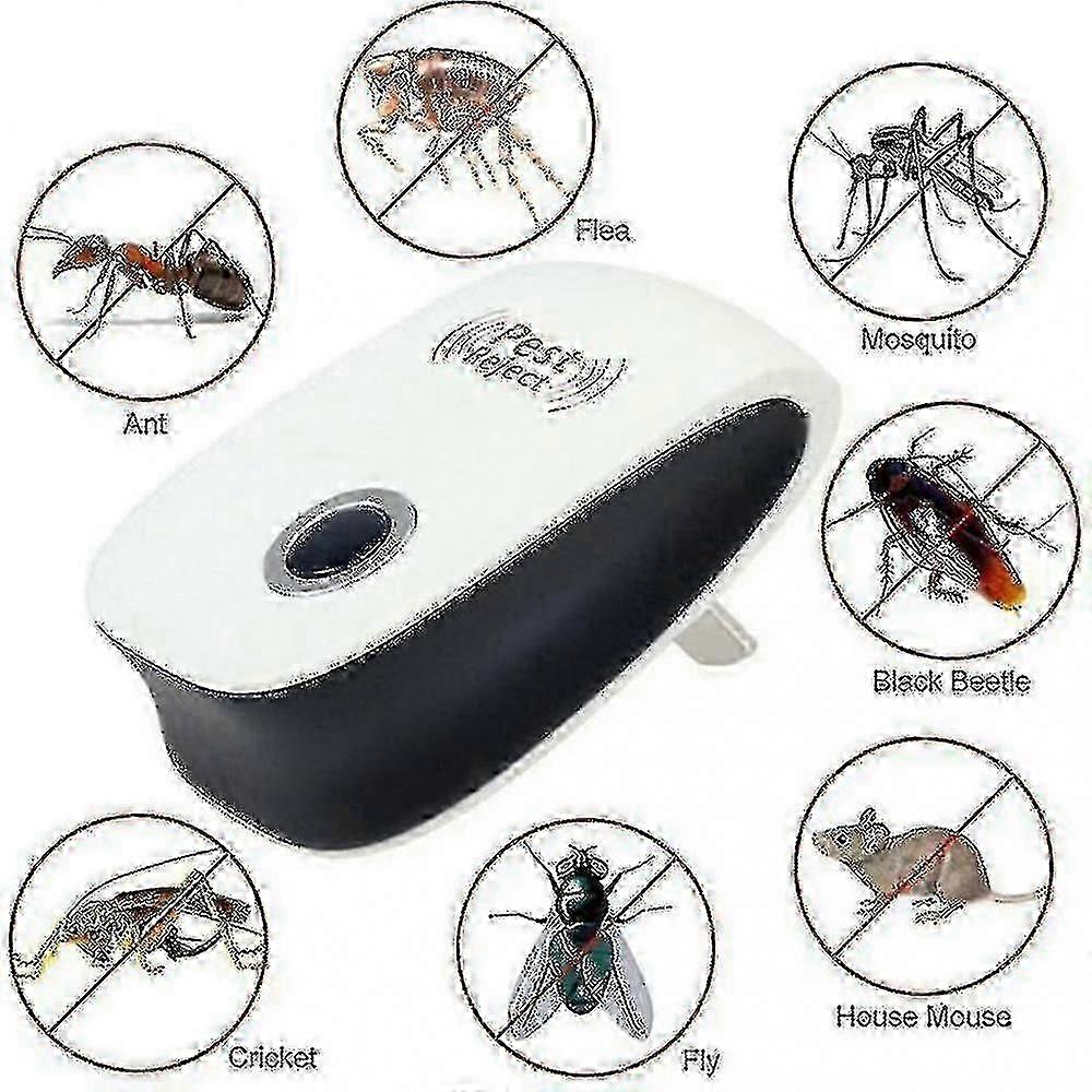 4 Pieces Against Mice Ultrasonic Pest Repellent Electronic Insect ...