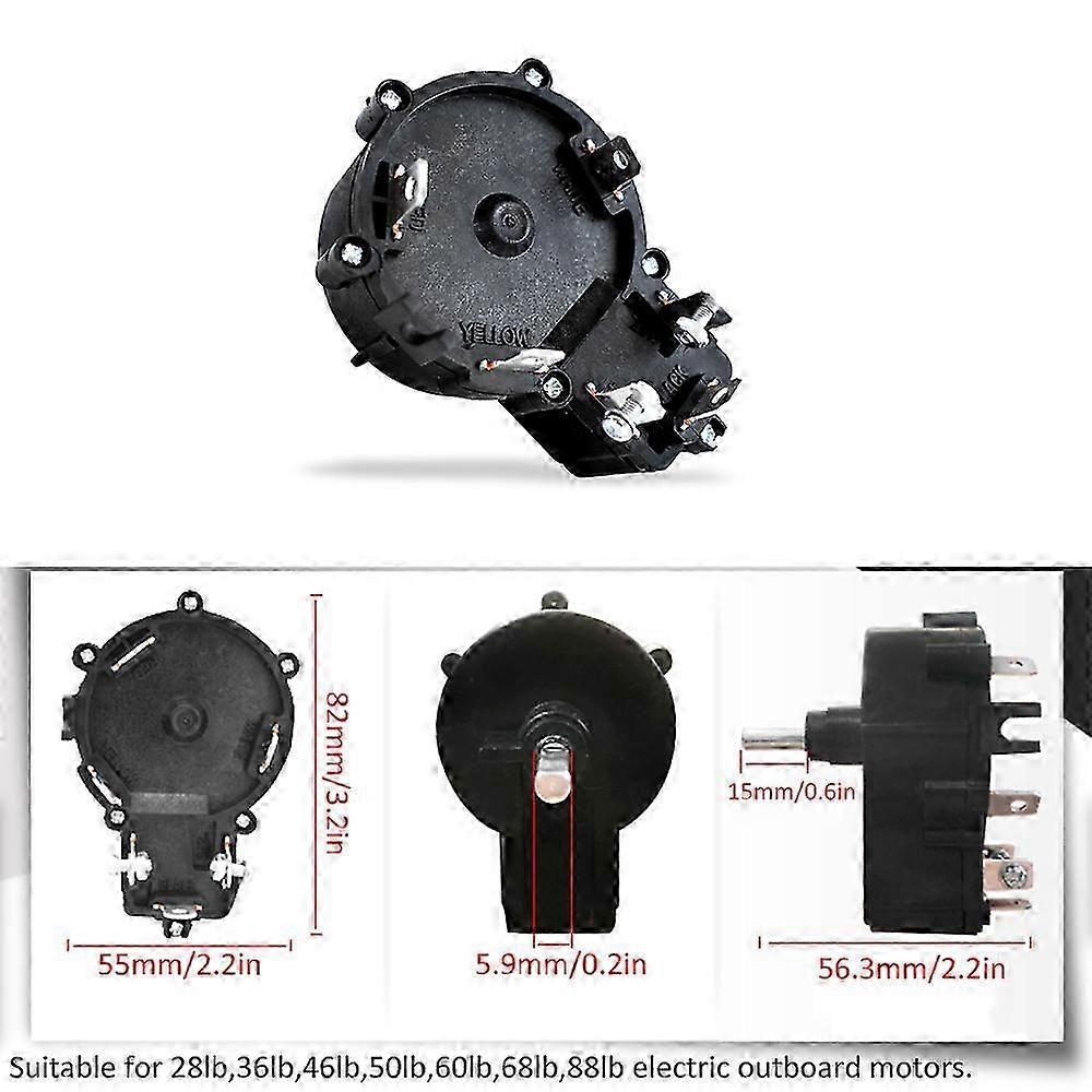 12V Electric Outboard Motor Controller Marine Outboard Propeller Speed ...