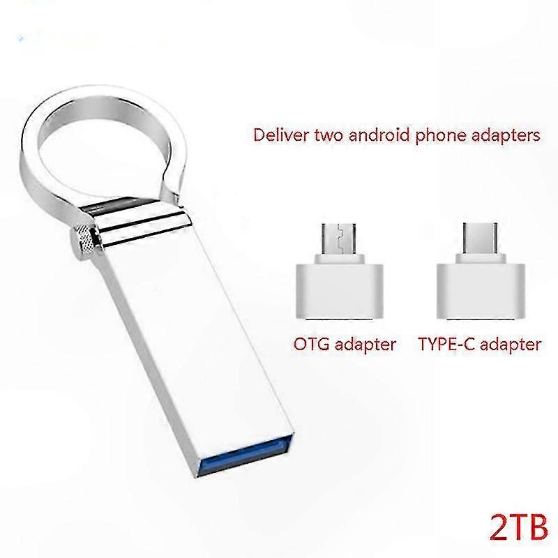 High-Speed USB 3.0 Flash Drive with 2TB/1TB Memory Storage Capacity for ...