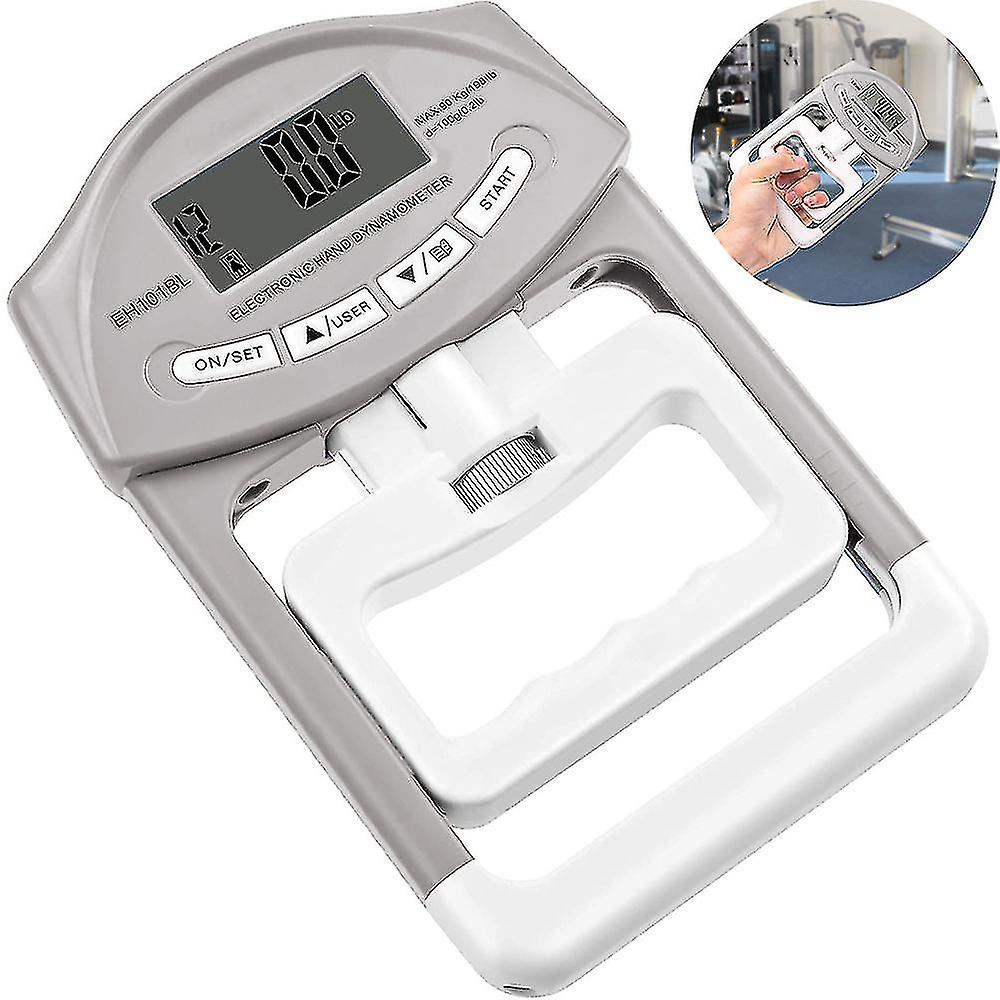 Digital Hand Dynamometer Grip Strength Meter, Grey Electronic ...