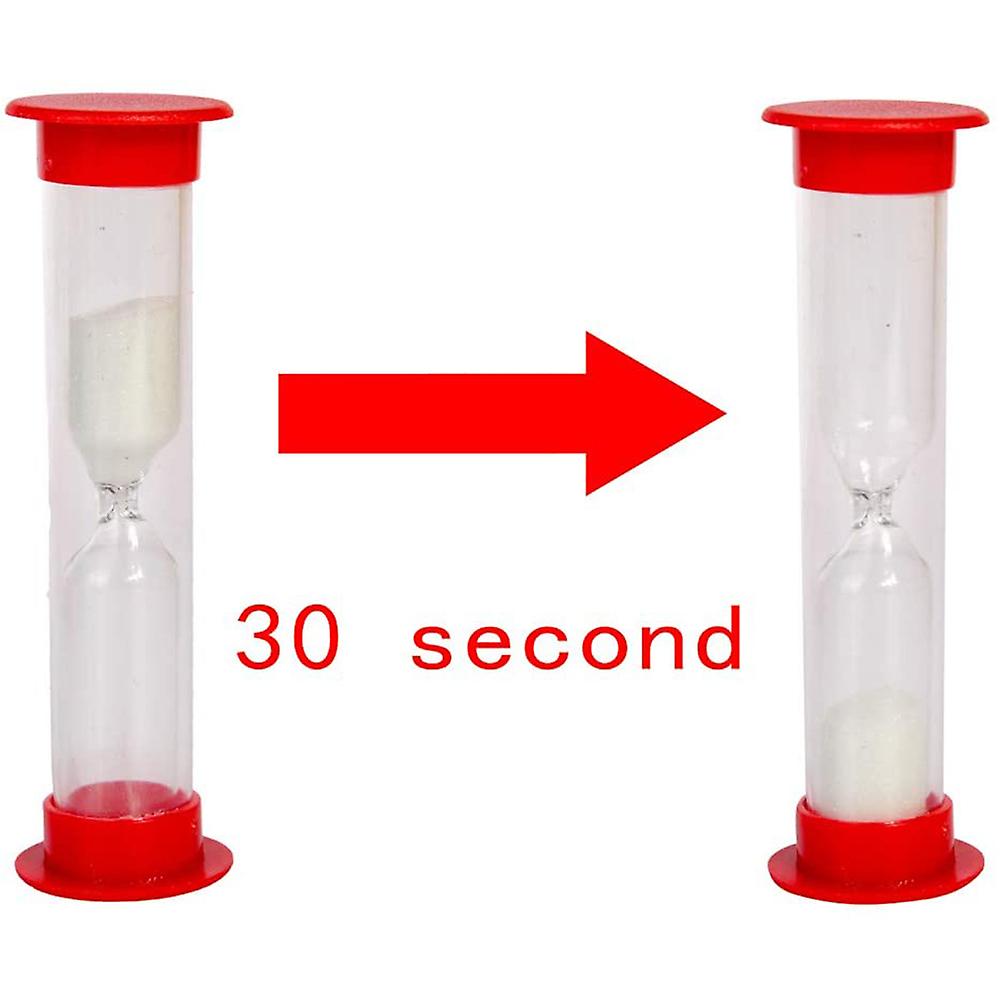 30 Sec Sand Timer Hourglass Sandglass Clock Countdown Bulk Toy Set Kids ...
