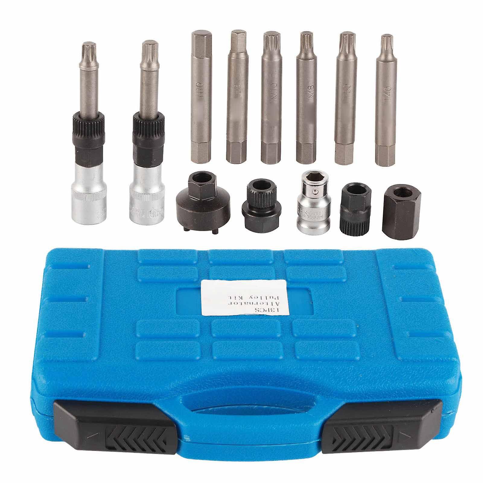 Alternator Decoupler Pulley Tool Alternator Pulley Tool Kit Socket Bit ...