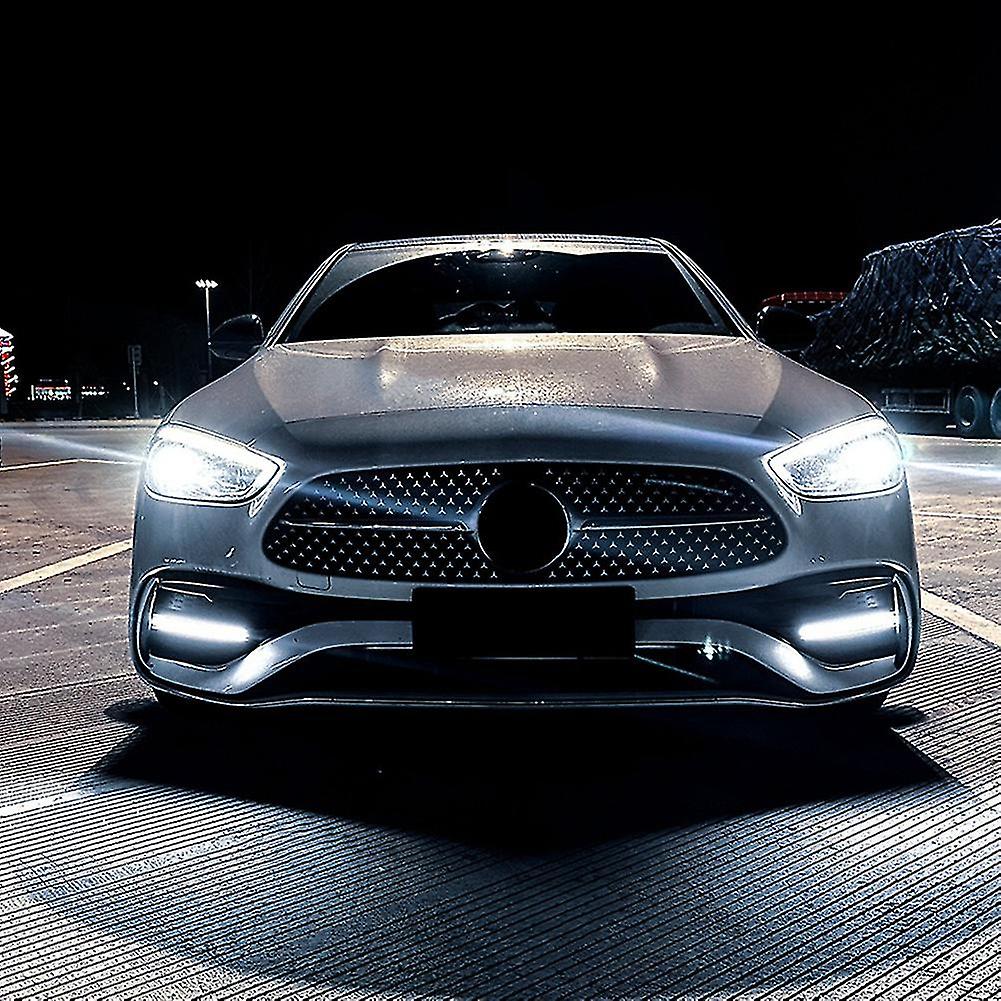 Car Drl Led Daytime Running Light Fog Lamp Grille For C-class W206 C200 ...