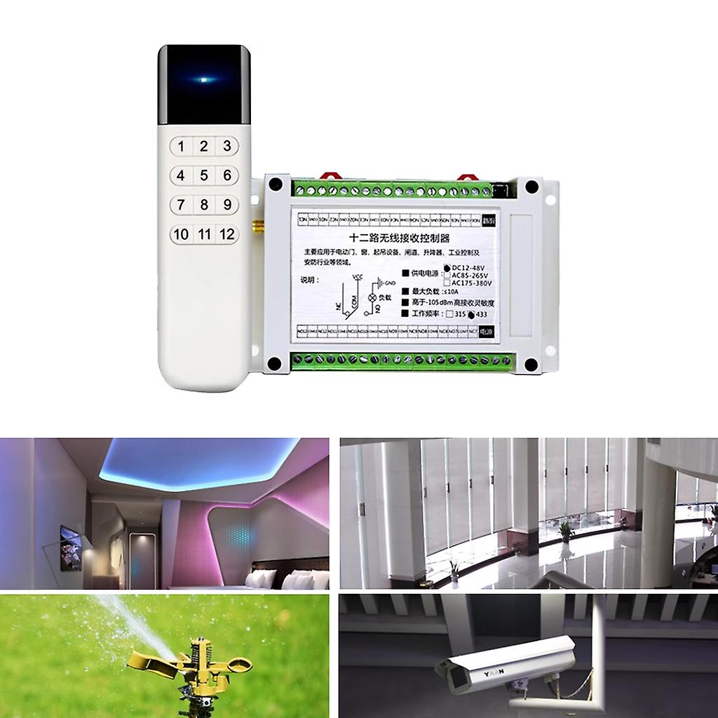 Multi Device 12 Channel Remote Control SwitchUniversal Easy Convenient ...