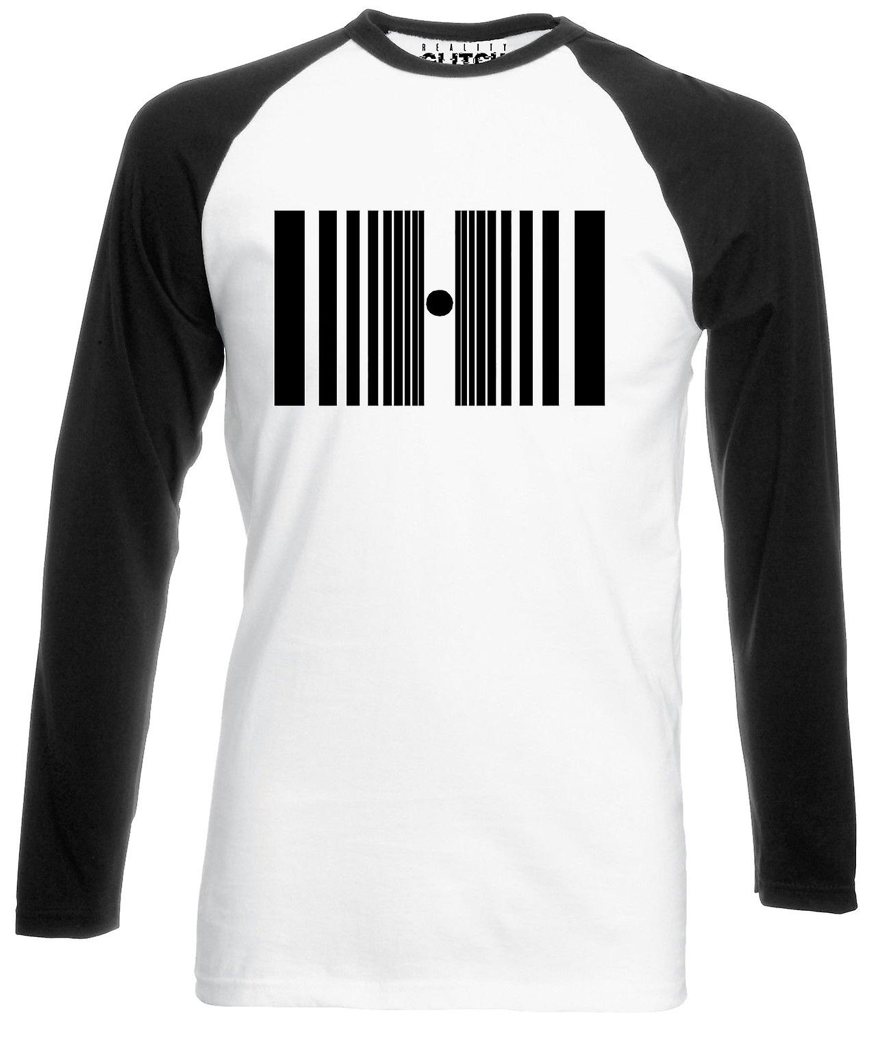 Reality Glitch Doppler Effect Mens Baseball Shirt - Long Sleeve | Fruugo US