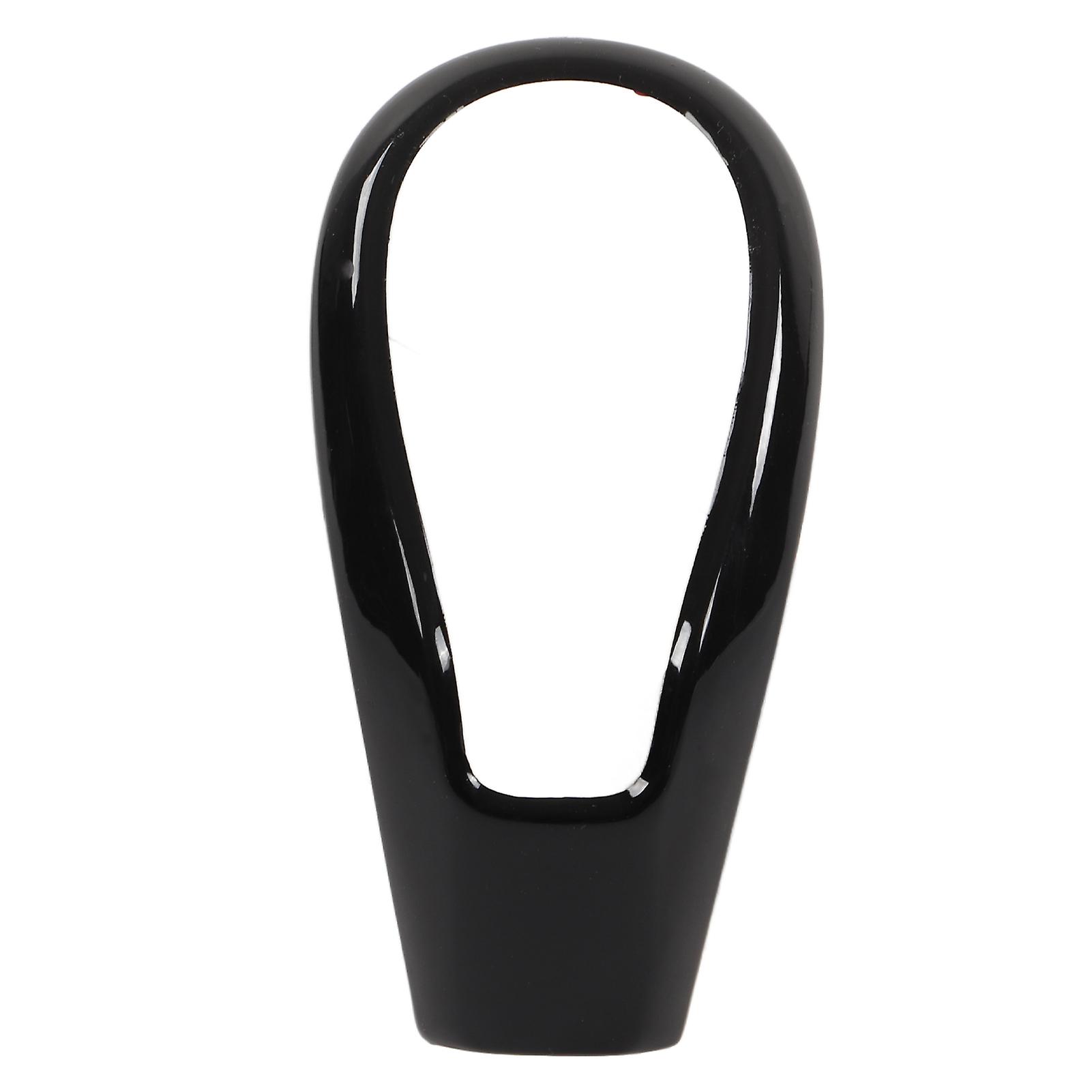 Black Gear Shift Head Cover Trim Shifter Knob Frame Sticker Replacement ...