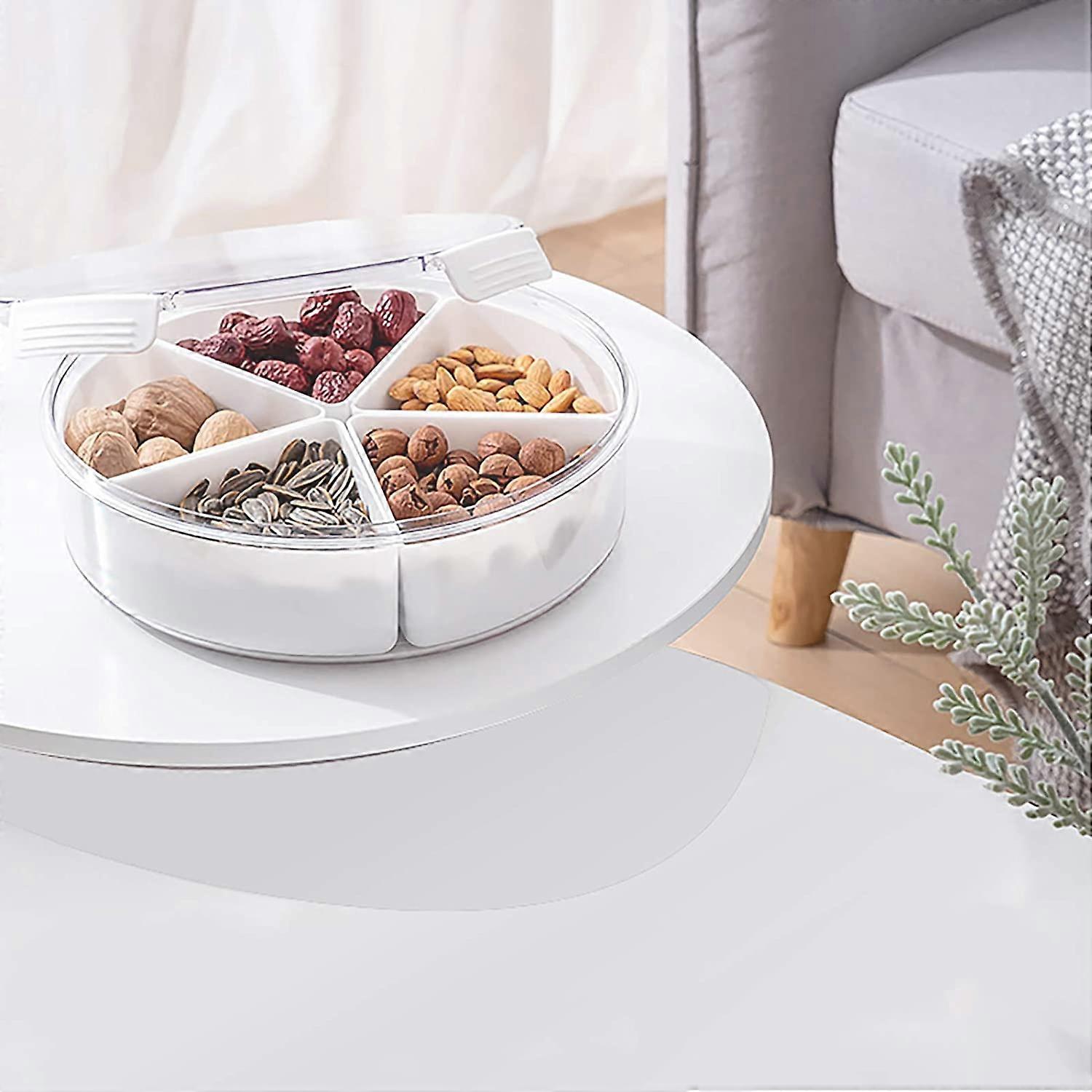 Snack Bowls Serving Tray with 5 Individual Compartments Serving Bowl ...