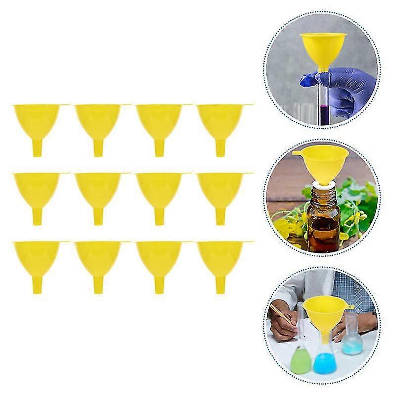 12 Pack Laboratory Adding Funnel 60mm Plastic Funnel Triangular Funnel ...