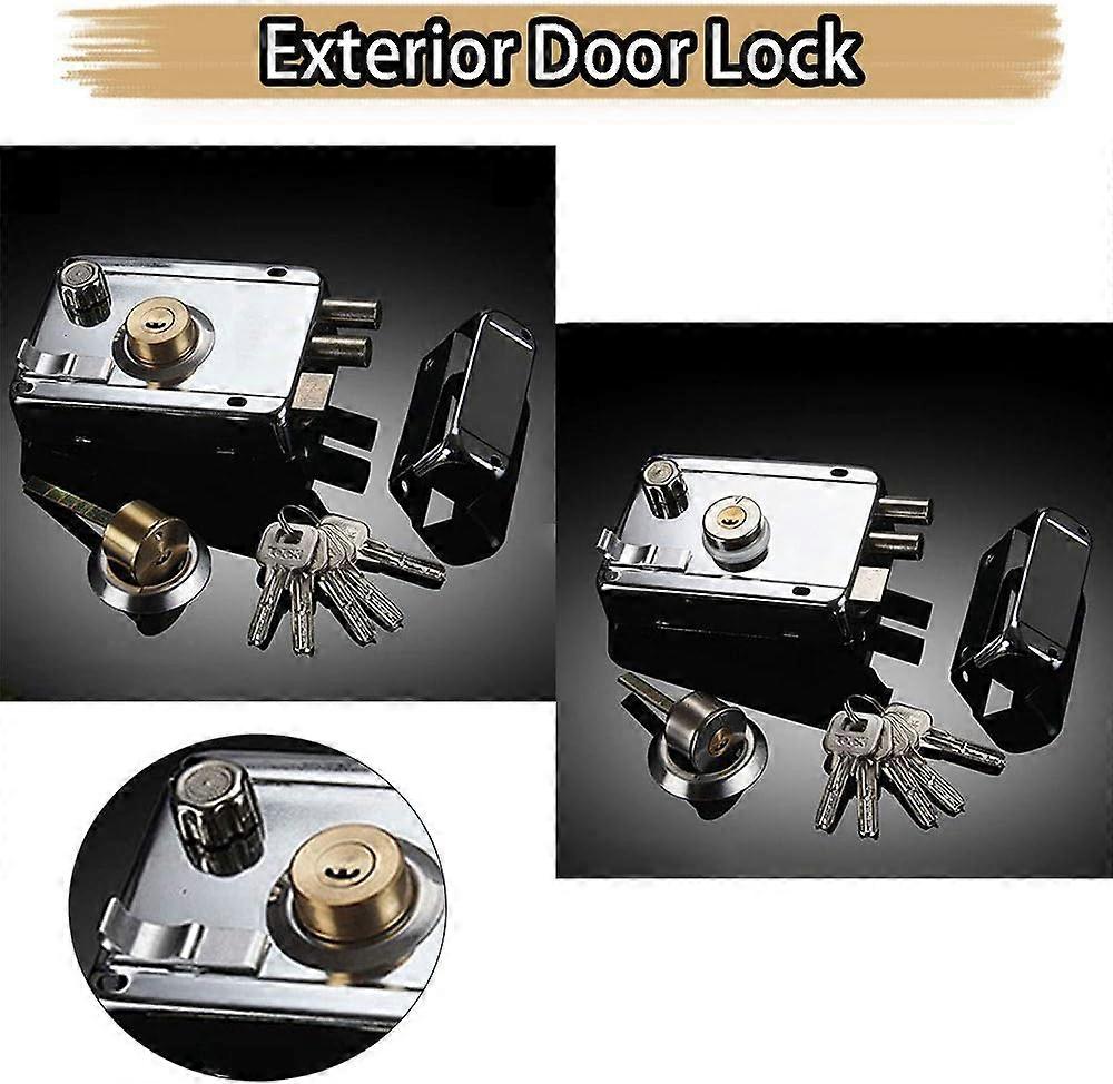 External Door Lock Night Latch Push Sliding Gate Lock High Security ...