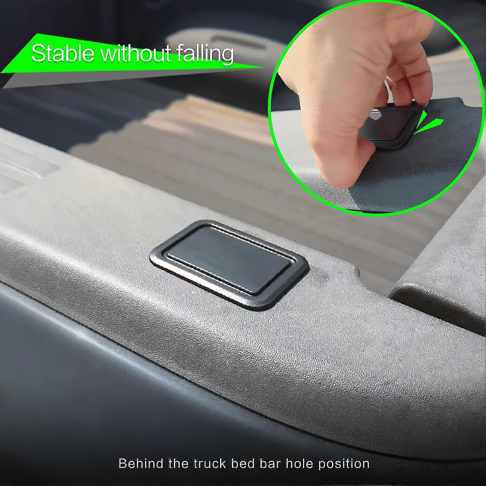 Mengxi 2pcs Stake Pocket Covers Replacement Car Accessory Trucks Bed ...