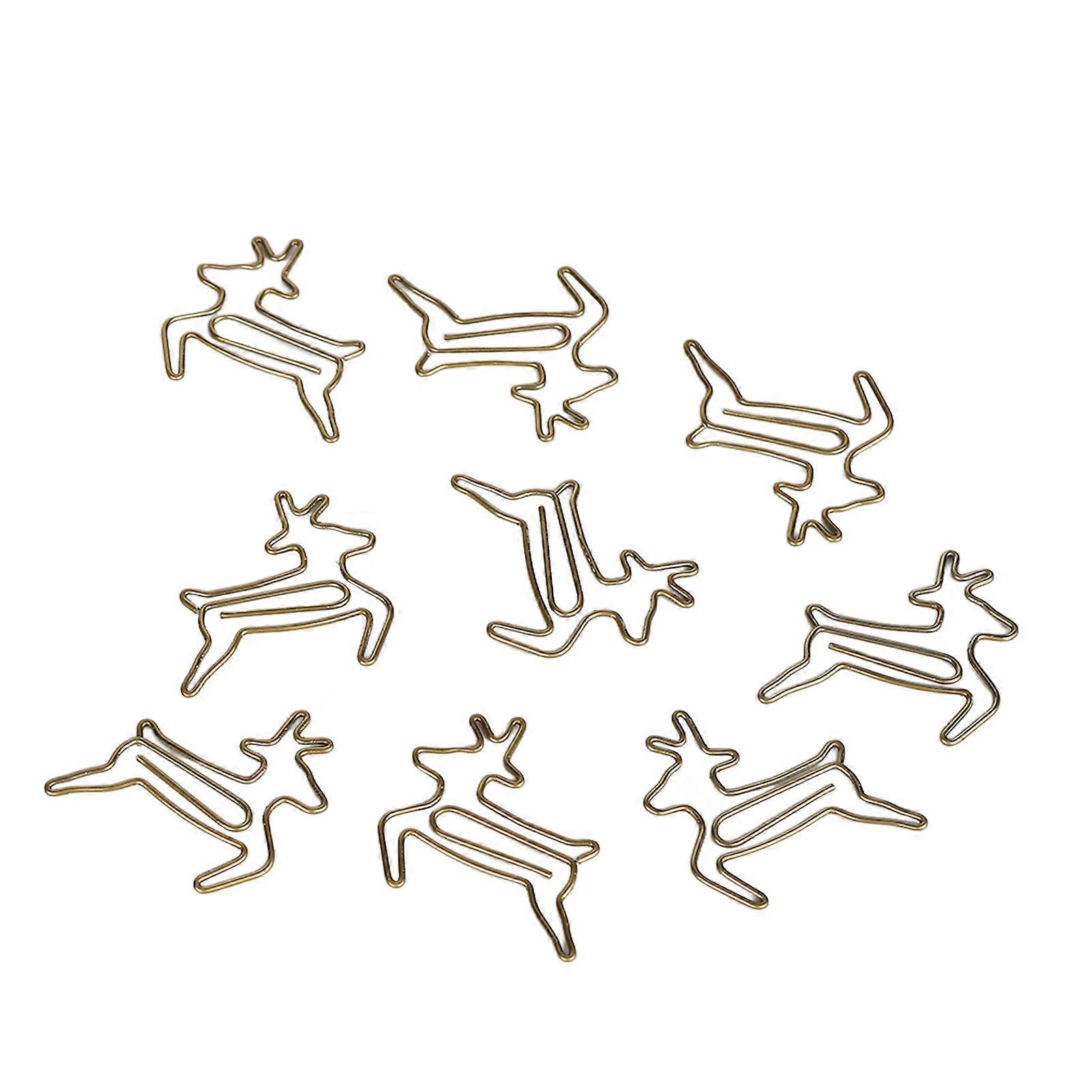 20Pcs Paper Clips Iron Rustproof Lightweight Colorfast Multifunctional ...