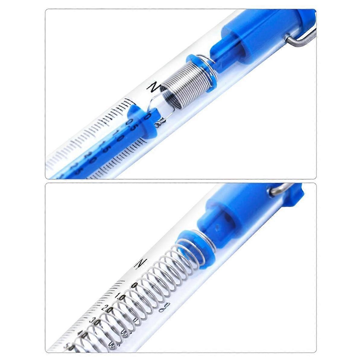Spring Scale, 10 Pack 5N Transparent Spring Balance Hanging Tube Spring ...