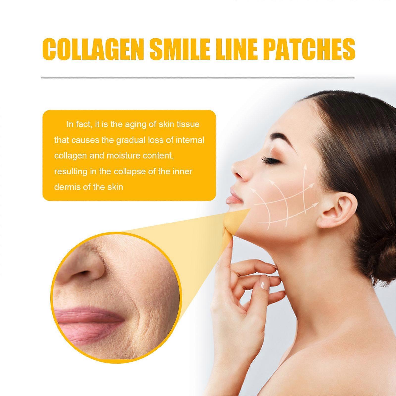 Facial Mask Smile Line Patches - 5 Pairs - Anti-Wrinkle Facial Strips ...
