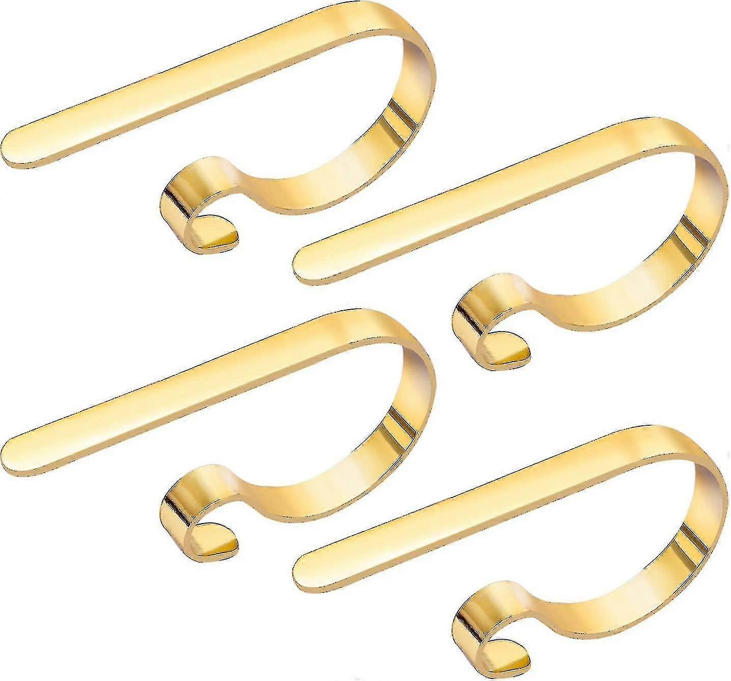 4 Pieces Christmas Stocking Holder Hooks Metal Hooks Christmas Stocking ...