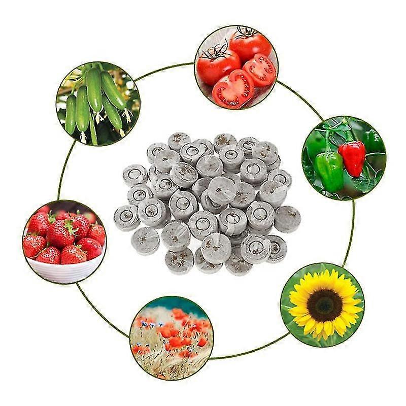 30 Pcs Coir Compost Pellets, Potting Soil Seed Pellets,seedling Compost ...