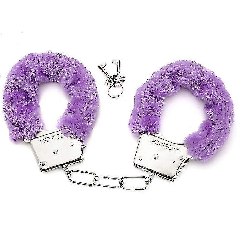 Cosplay Police Role-play Toy - Metal Handcuffs with 2 Keys | Fruugo UK