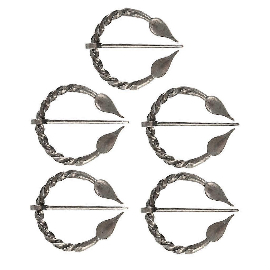 5Pcs Vintage Viking Brooch Norse Fibula Penannular Buckle Clasp Cloak ...