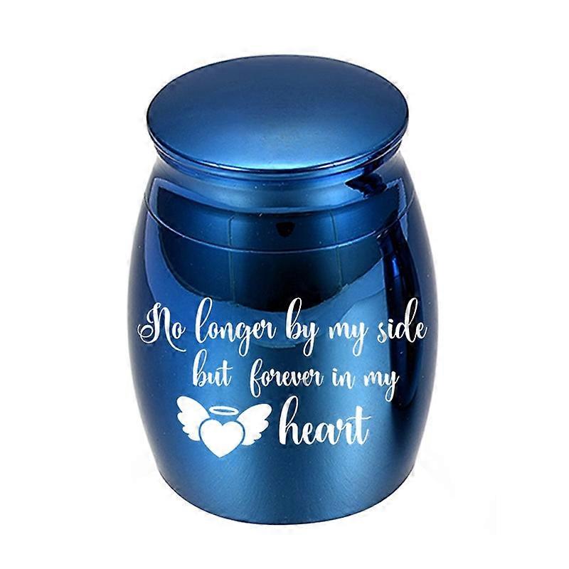 Small Urn for Human Ashes Small Keepsake Urn Heart Wings Pattern ...