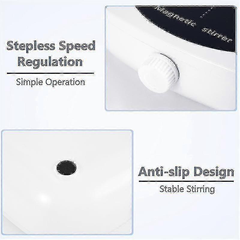 Magnetic Stirrer Mini Lab Stir Mixer Portable Stirrer Plate With Stir ...