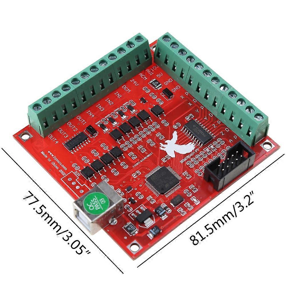 4 Axis Mach3 Stepper Motor Motion Controller Card Breakout Board USB interface | Fruugo UK
