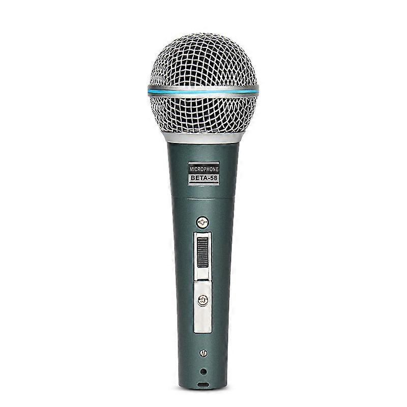 Pop Beta 58 Green Microphone Portable Super Sensitive Mic for Outdoor ...