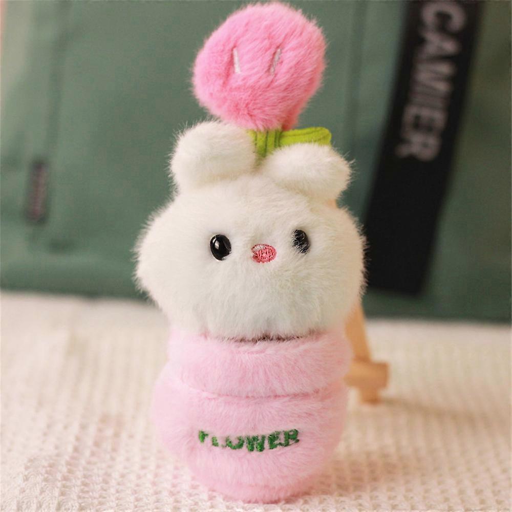 Creative Potted Animal Plush Toy Doll Cute Flower Pot Rabbit Bear ...