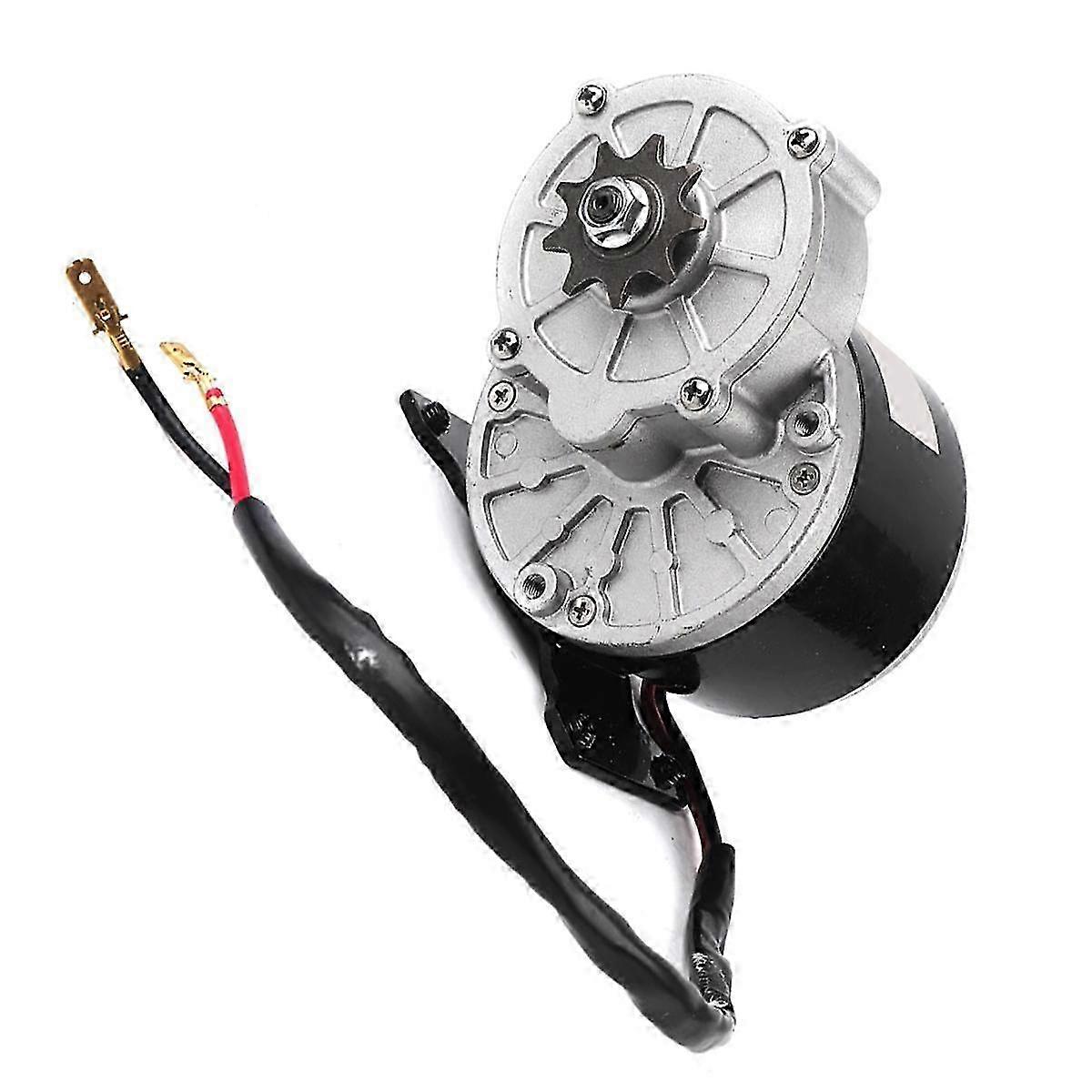 12v 250w Gear Reduction Electric Motor With 9 Tooth Sprocket Brushed Dc ...