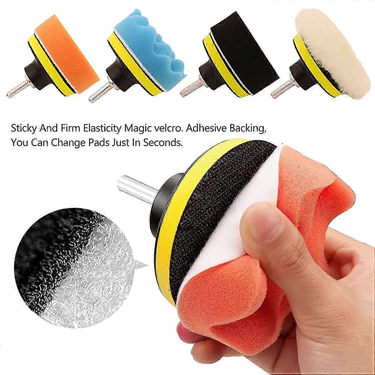 11pcs Polishing Sponges 76mm Buffing Pad Polishing Kit Sponge with M10 ...