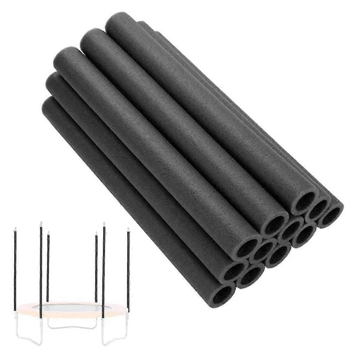 12 Pack Trampoline Pole Foam Sleeves for Trampoline Padding Replacement and Protective Coating ...