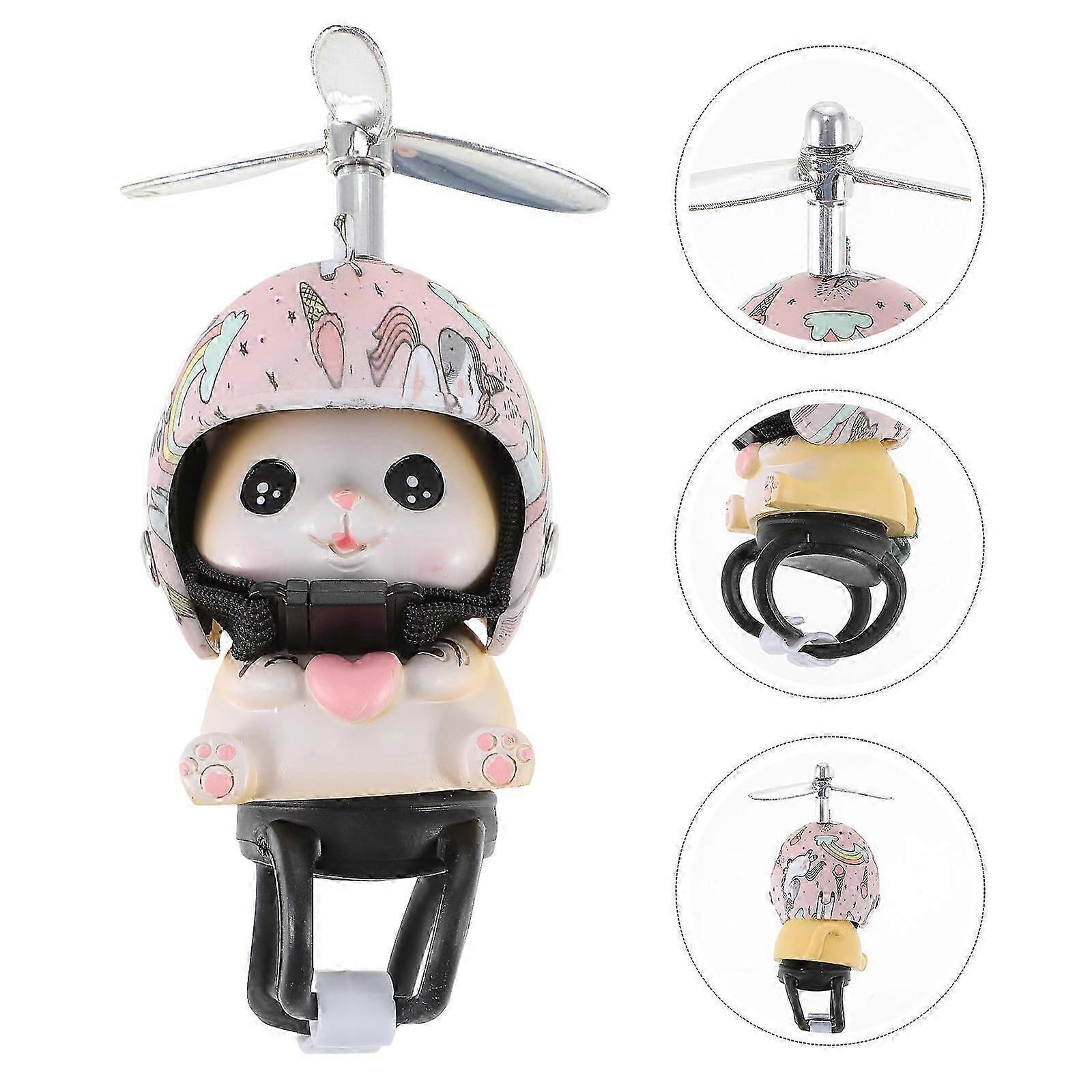 Creative Cat Toy With Propeller Helmet Car Dashboard Decor Motorcycle ...