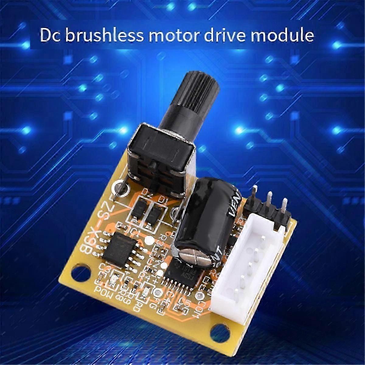 BLDC 3-Phase Brushless Motor Driver DC5V-15V 2A 15W DC Motor Speed ...