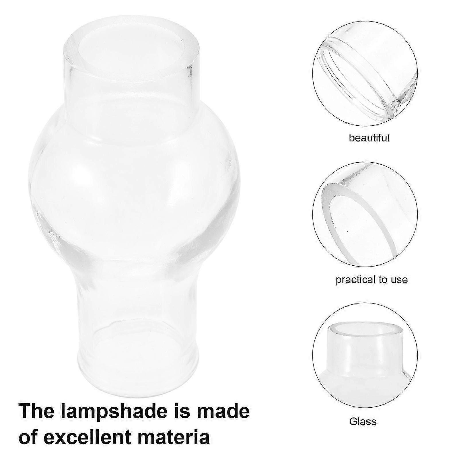 2pcs Unique Glass Light Cover Accessory Oil Lampshade Retro Glass ...