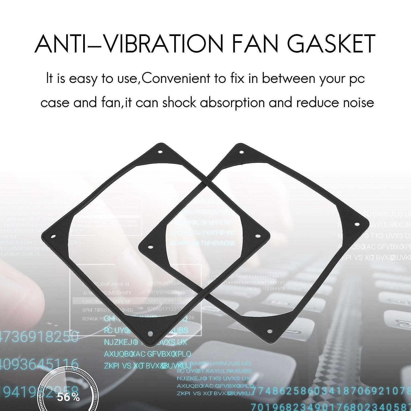 10pcs 140mm Anti-vibration Silicon Fan Gasket Noise Reducing Gasket Pad ...