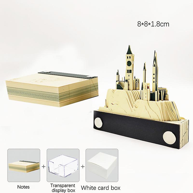 3d Desk Memo Pad,memo Pad,creative Desk Diy Notes Notepad,3d Art Paper ...