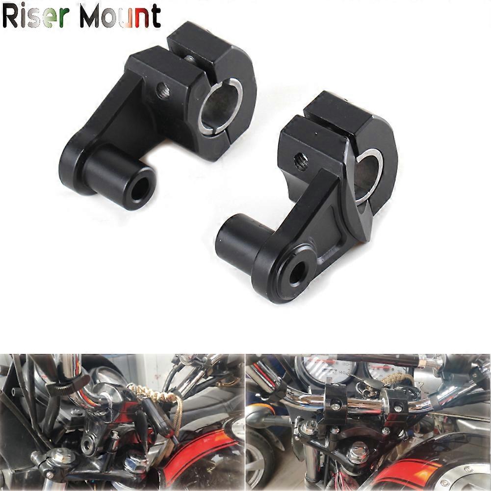 Universal Motorcycle Handlebar Clamps Riser add 5.5cm height for 22mm ...
