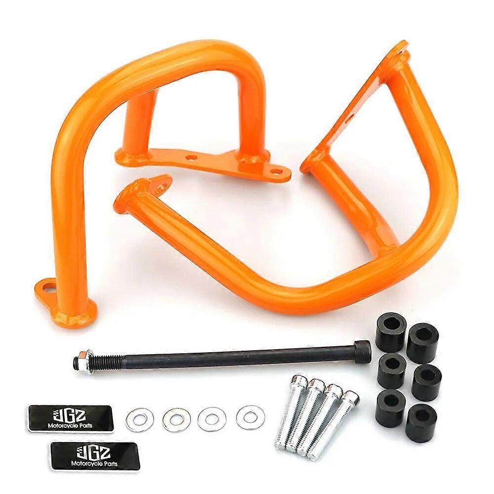 Motorcycle Steel Bumper Crash Bar Frame Engine Protector Tube Guard ...