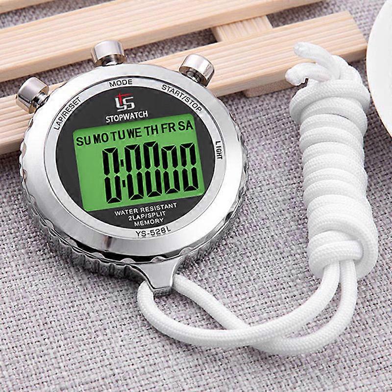 Silent stopwatch with light 0.01s, sports stopwatch with precision ...