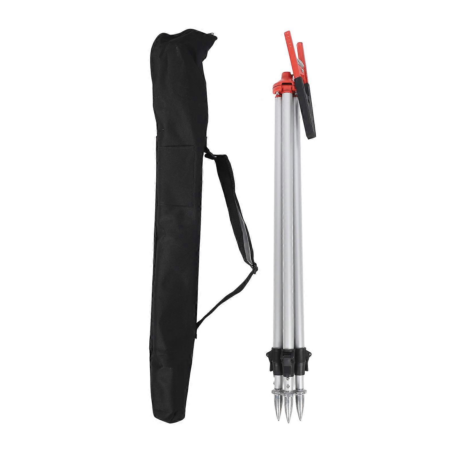 Surveying Prism Pole Tripod 75120cm Height Retractable Aluminum Alloy ...