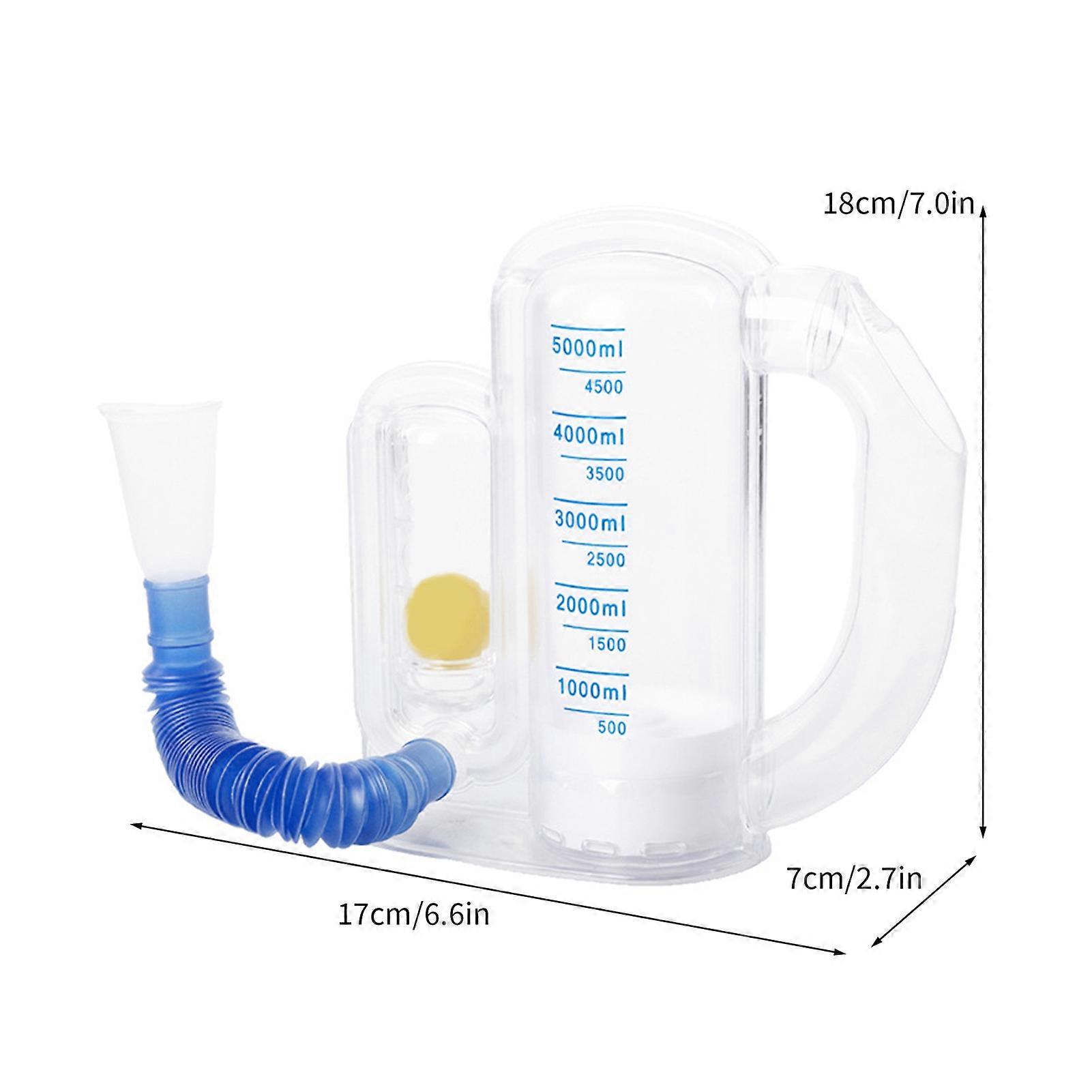 Incentive Spirometer 5000ML Volume Measurement with Flow Rate Indicator ...