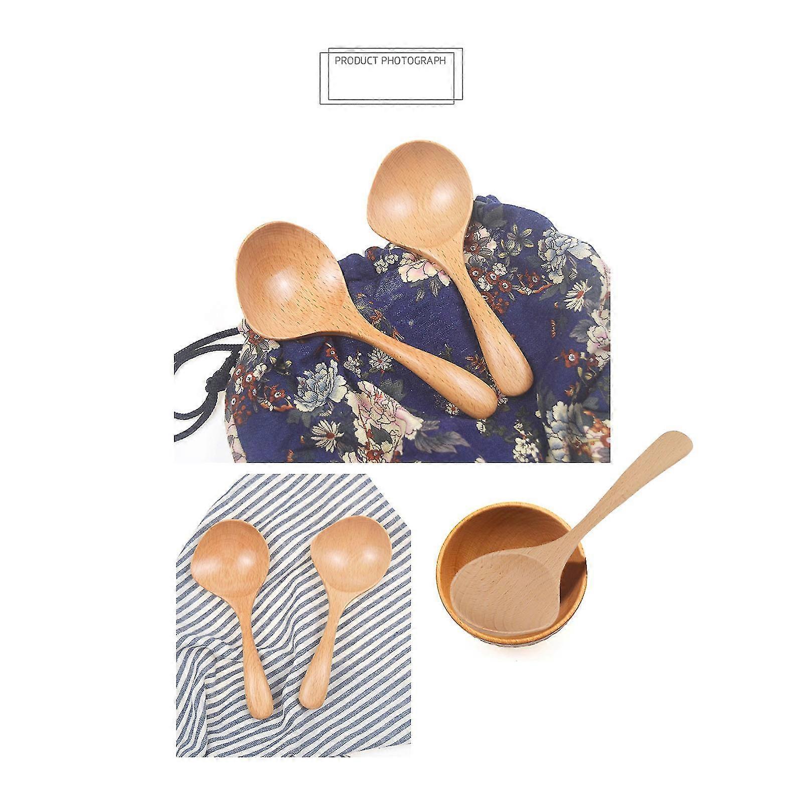Handcrafted High Temperature Resistant Long Handle Wooden Soup Spoon ...