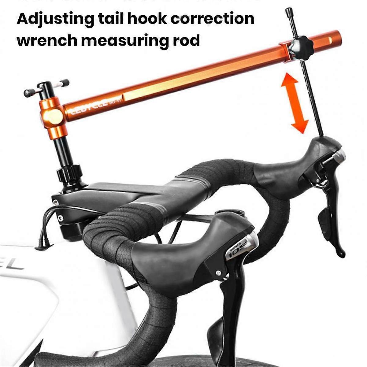Bike Derailleur Hanger Alignment Gauge Dual Control Lever Tool for Road ...