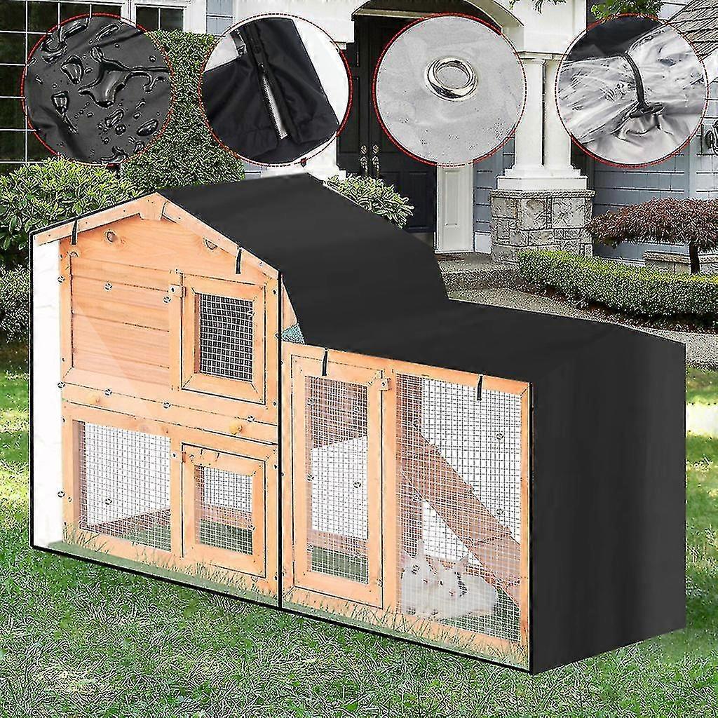 Rabbit Hutch Cover Dust Proof Moisture Resistant Cage Covers for Pet ...