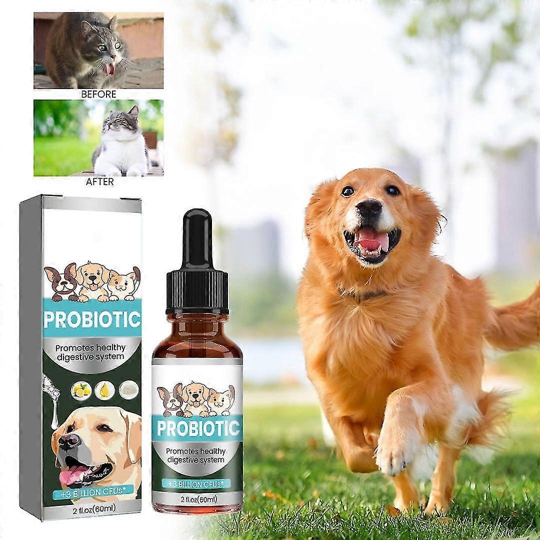 Premium Probiotics For Dogs Cats, Digestive Enzymes Prebiotics ...