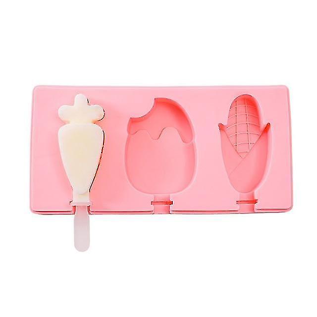 Ice Cream Makers Diy Animals Shape Silicone Ice Cream Mold With Ice ...