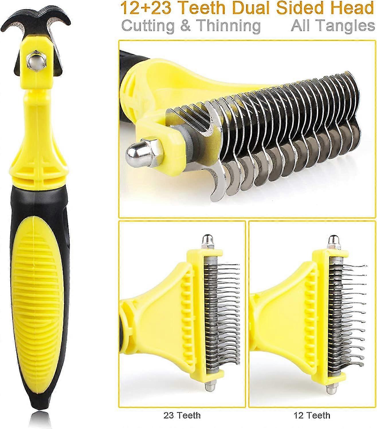 Morpilot Dog Brush Cat Brush, Professional Dog Detangling Comb And Long ...